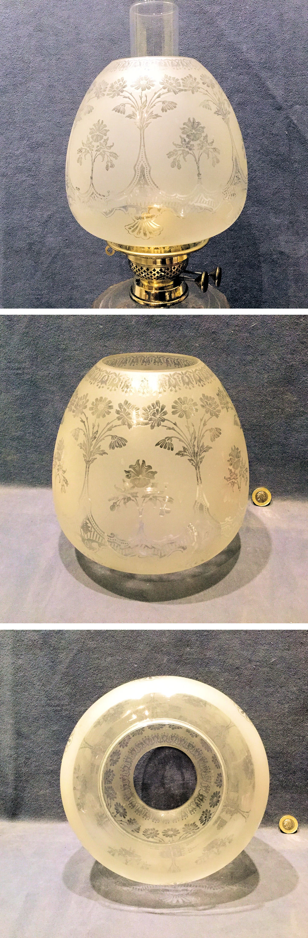Glass Oil Lamp Shade at Sarah Bugarin blog