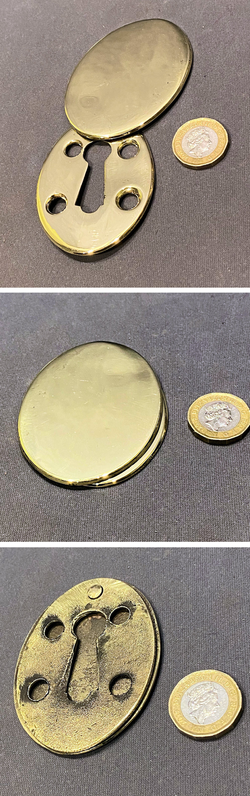 Keyholes, Keyhole Covers & Escutcheon