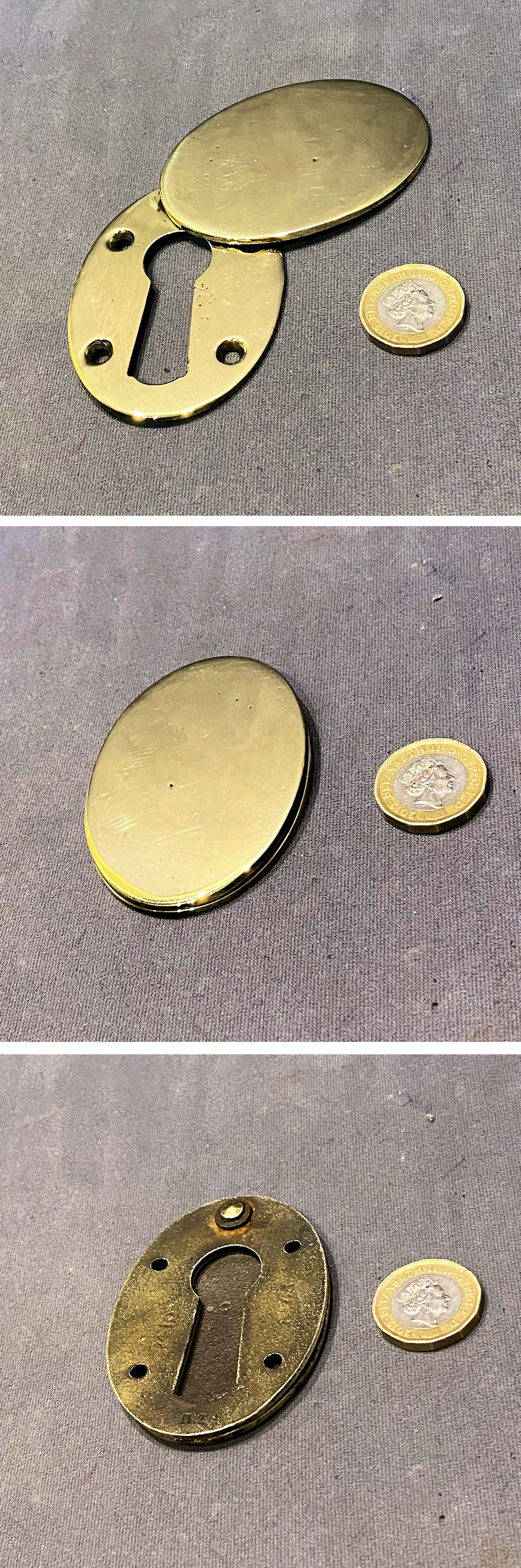 Keyholes, Keyhole Covers & Escutcheon