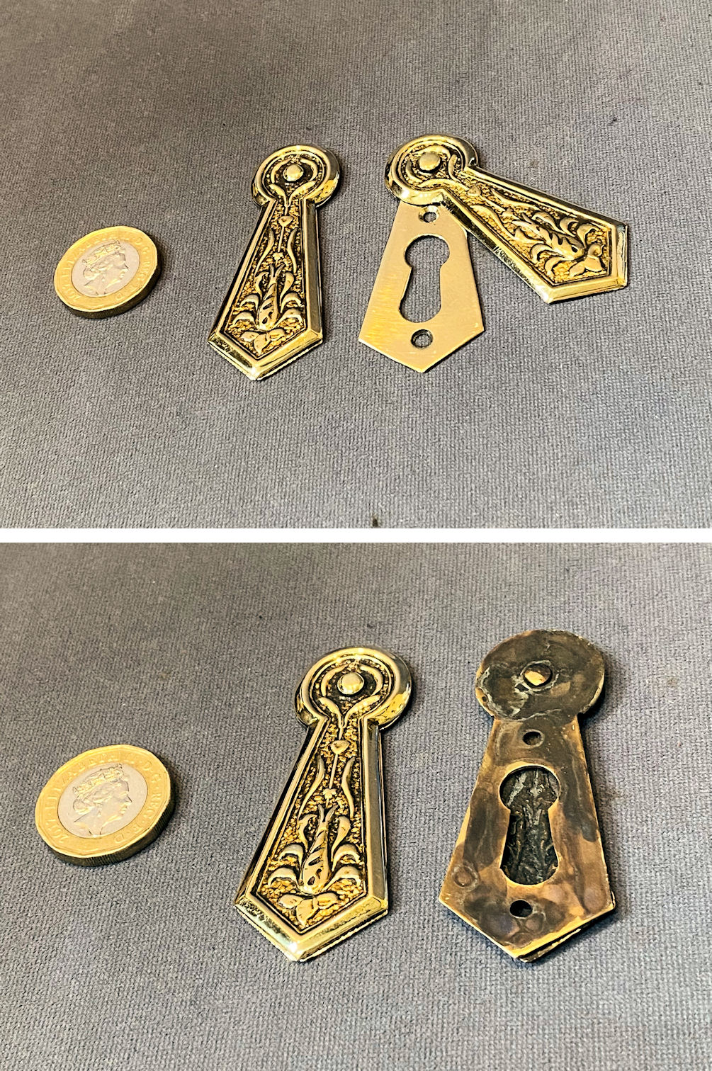 Keyholes, Keyhole Covers & Escutcheon